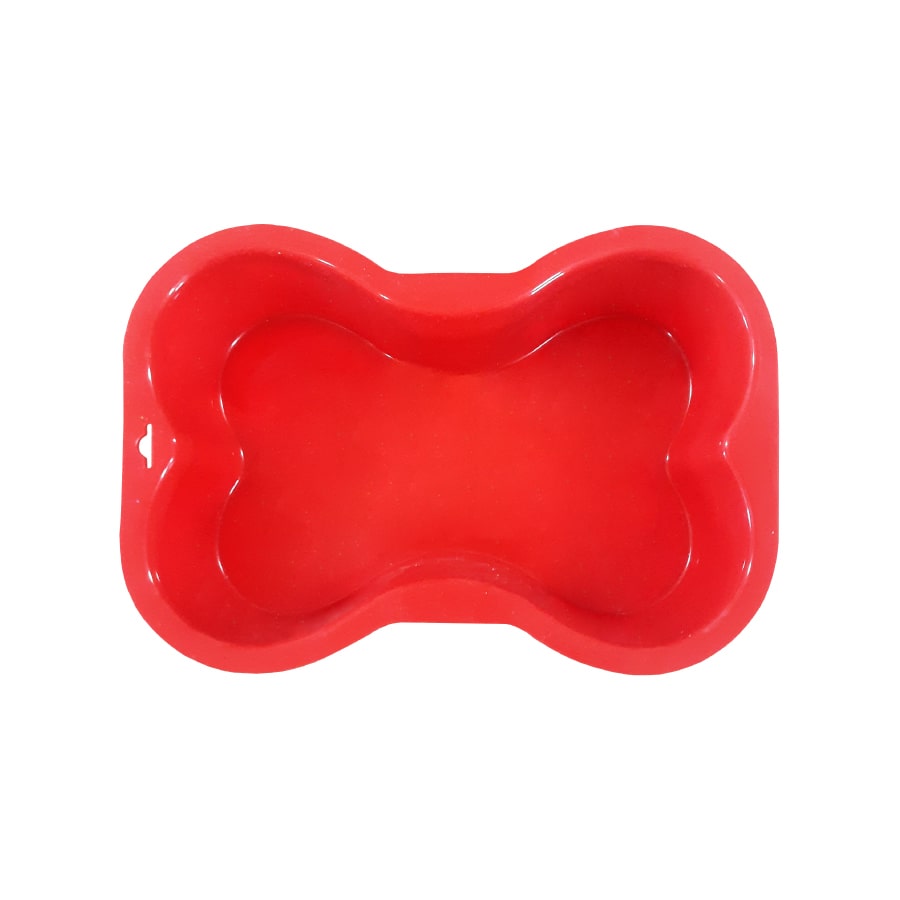 Puppy Cake - Small Cake Pan Pink and Blue Swirl- Dog Bone Silicone # ...