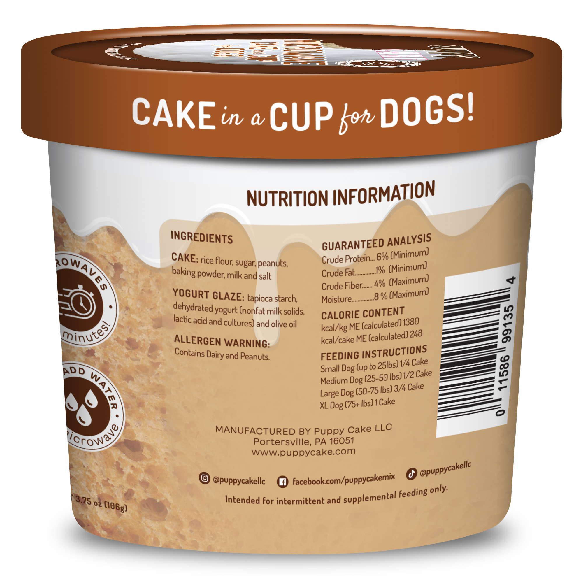 Cuppy Cake - Peanut Butter Flavor