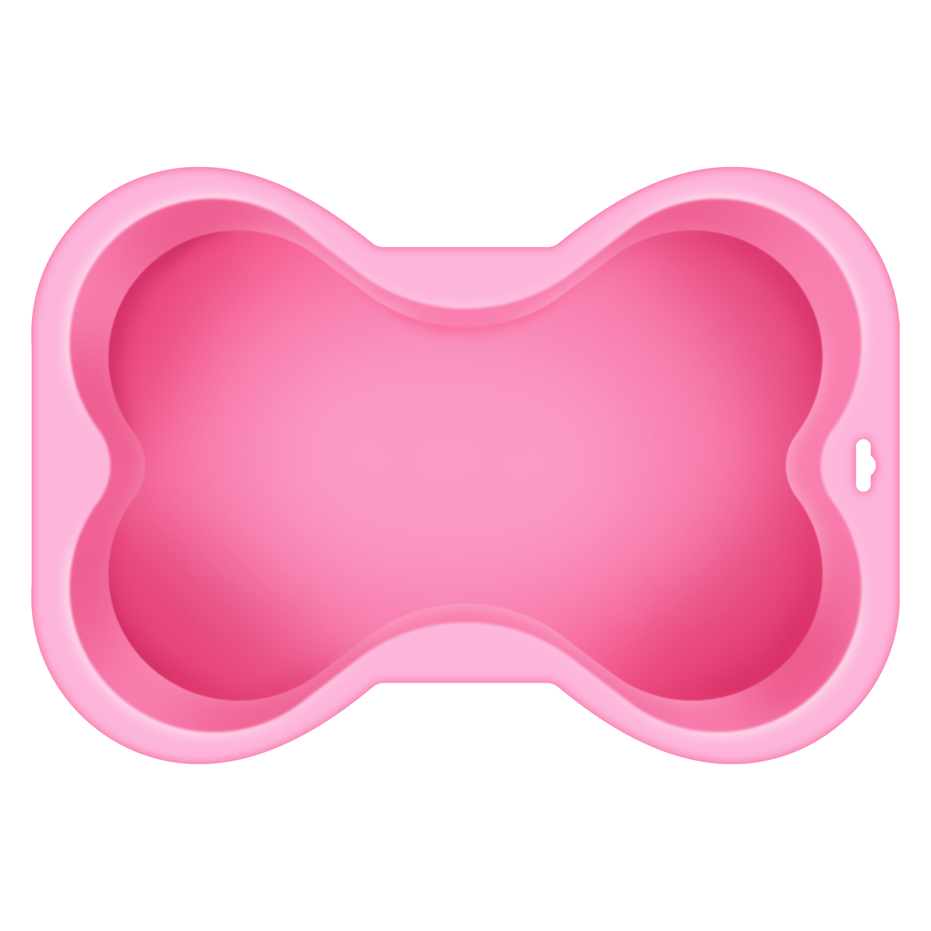 Puppy Cake - Dog Bone Shaped Silicone Cake Pan - Pink #PANBPNK